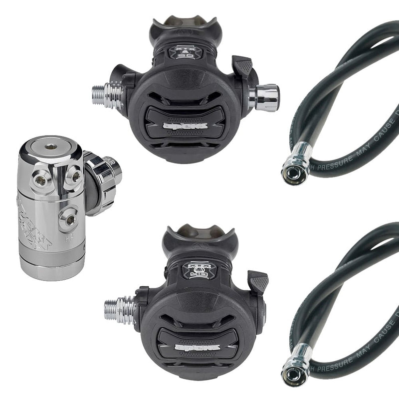 Apeks XTX50 Single Tank Long Hose Regulator Set - DirDirect