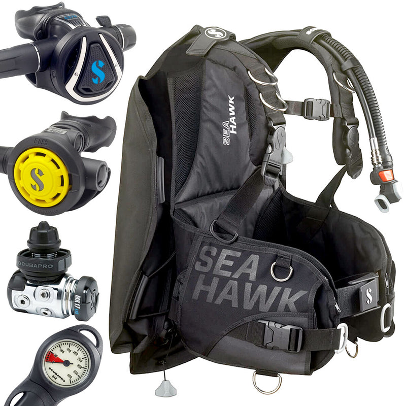 Scubapro Seahawk BCD + MK17 C370 R095 Regulator